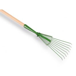 Farmer Bladhark verenstaal 8 tands met steel