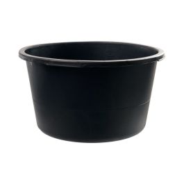 Kuip kunststof rond zwart 90L
